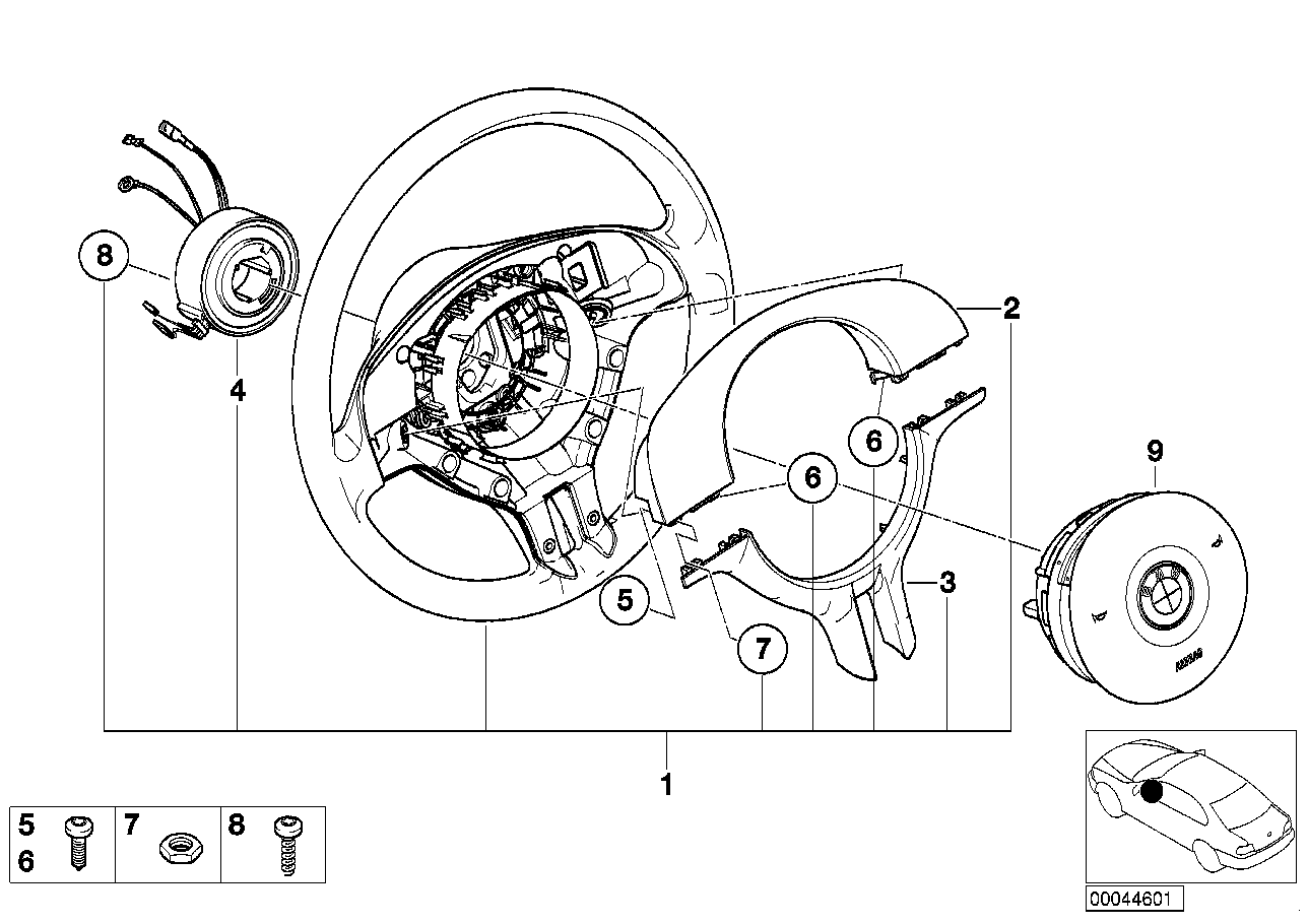 32341094615 Genuine BMW Screw | BMW Parts Deal