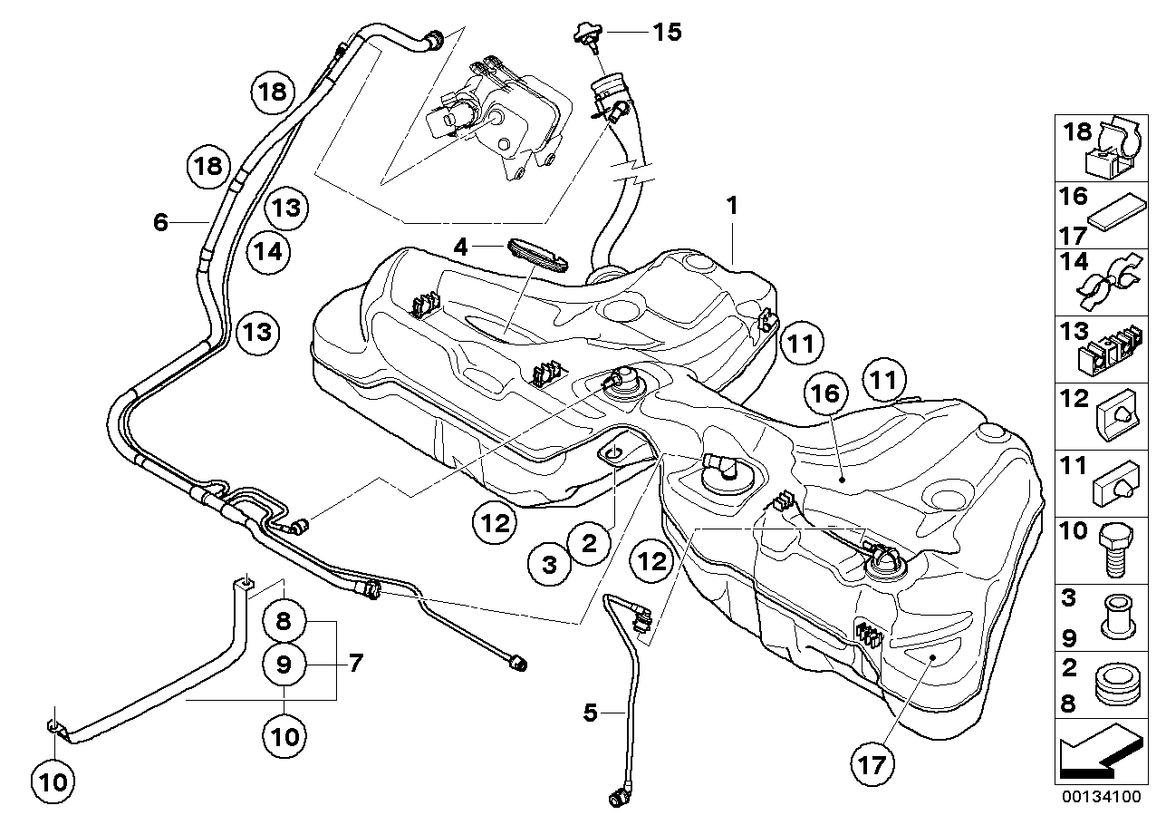 16126760754 Genuine BMW Feed Line | BMW Parts Deal