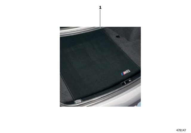 Boot Mat - 2007 BMW M6 Convertible(E64)