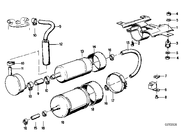 Fuel Pump / Fuel Filter - 1986 BMW 735i Sedan(E23)