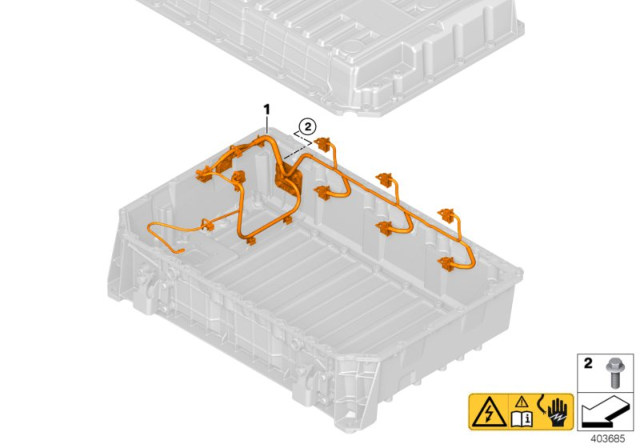 High-Voltage Accumulator - 2016 BMW X5 xDrive40e(F15)