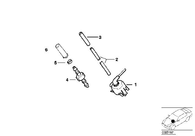 Vacuum Control, Interior Temperature - 2006 BMW X5 4.4i(E53)
