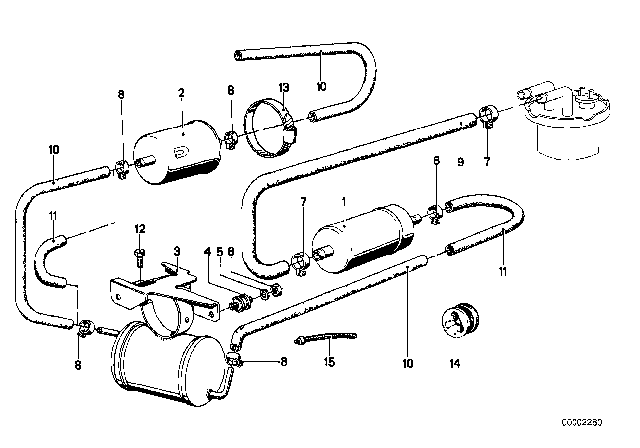 Fuel Pump / Fuel Filter - 1977 BMW 530i Sedan(E12)