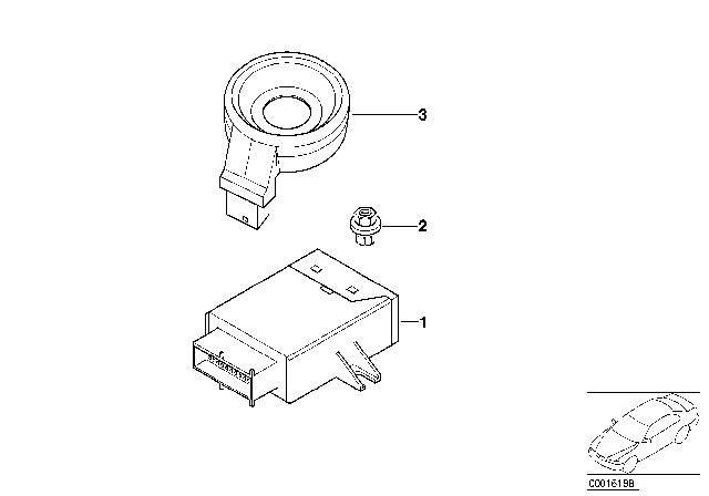 EWS Control Unit / tr Module / Support - 2002 BMW 330Ci Coupe(E46)