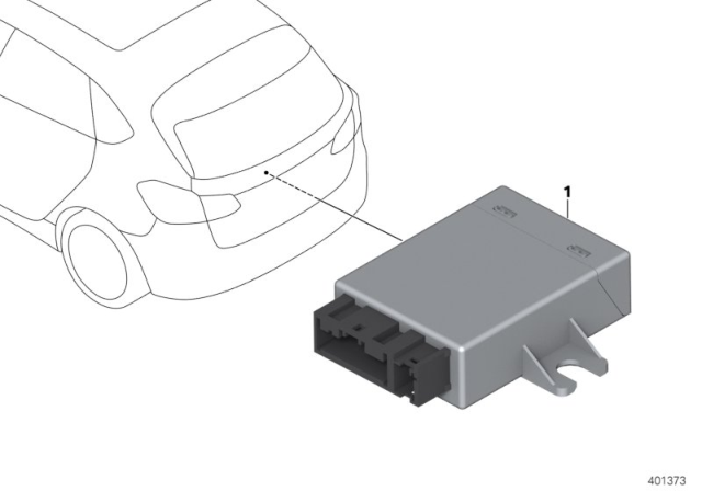 Control Unit, Security - 2016 BMW X1 xDrive28i(F48)