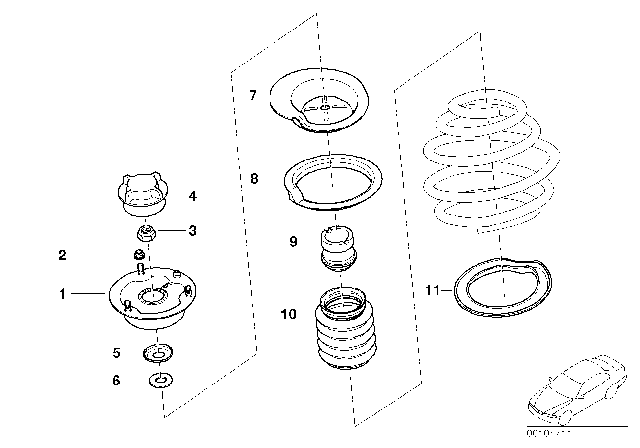 31336778545 Genuine BMW Additional Damper, Front | BMW Parts Deal