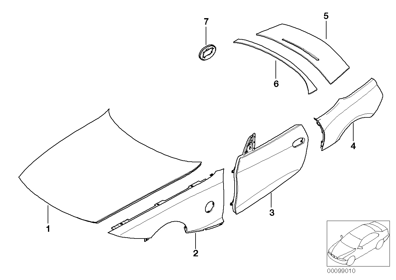 2008 BMW Z4 Roadster 3.0i(E85) Outer Panel - BMW Parts Deal