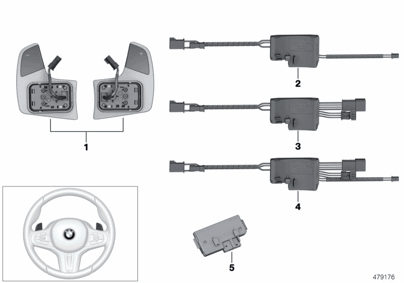 32306881866 - Genuine BMW Control Unit, Touch Detection