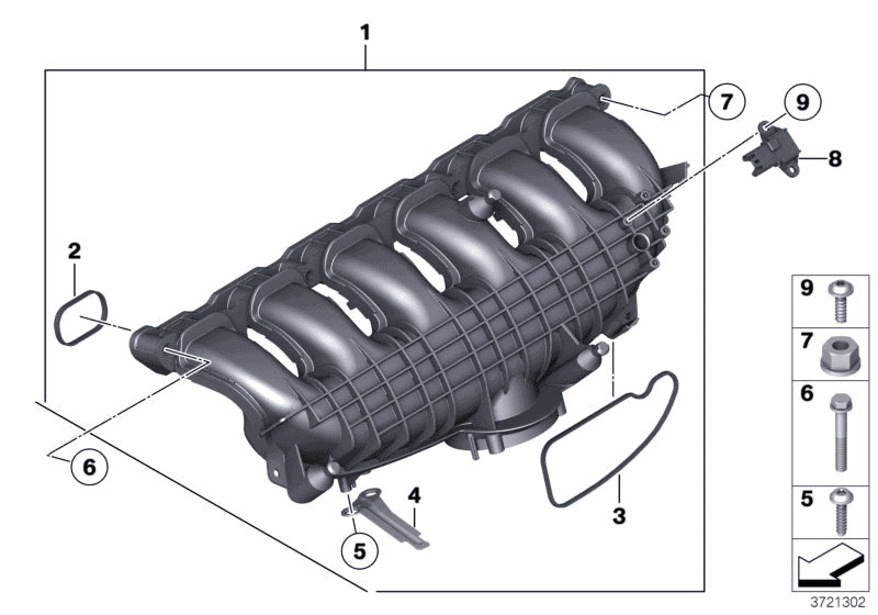 2016 BMW M4 Convertible(F83) Intake Manifold System