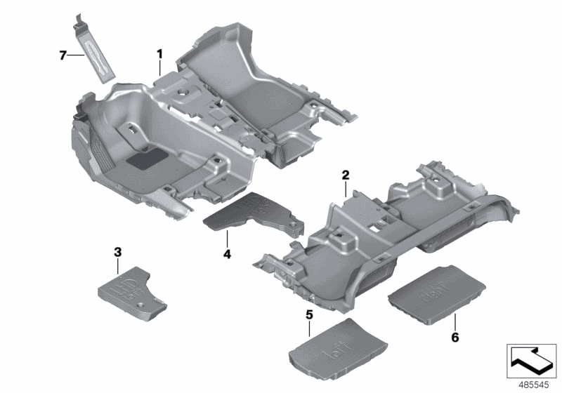 2019 BMW X3 M40i(G01) Floor Covering - BMW Parts Deal
