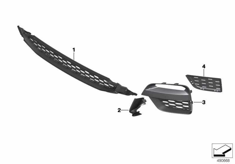 2019 BMW X3 M40i(G01) M Trim Panel, Trim Elements