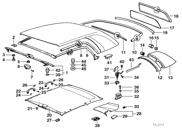 Hardtop Parts - 1994 BMW 325i Convertible(E36)