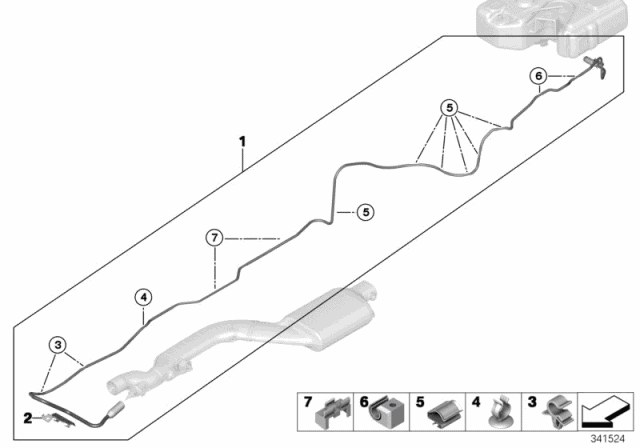 SCR Metering Line - 2014 BMW 328d xDrive Sedan(F30)