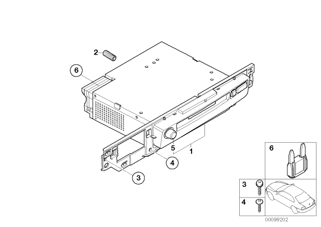 65126985567 Genuine BMW Exchange. Audio System Controller Md