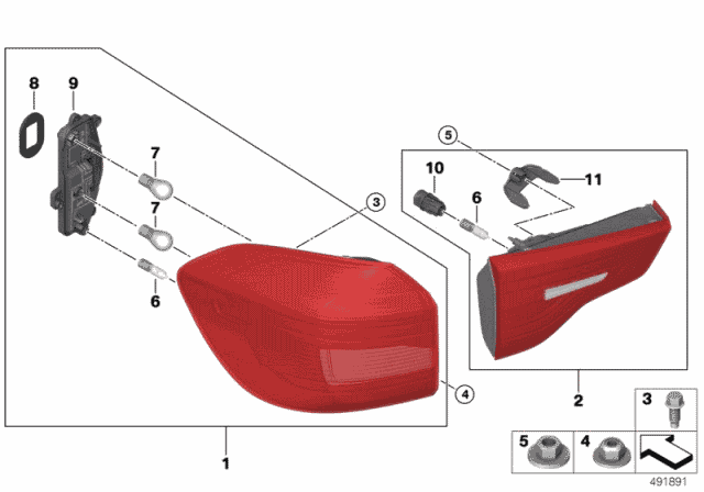 Rear Light - 2019 BMW X3 M40i(G01)