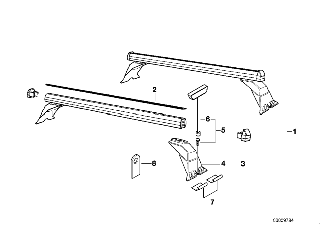 Roof Rack - 2003 BMW 540i Wagon(E39)