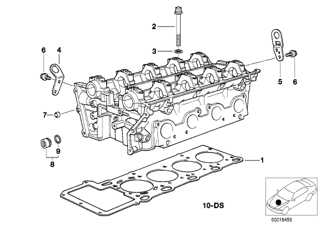 Cylinder Head & Attached Parts - 2003 BMW X5 4.6is(E53)