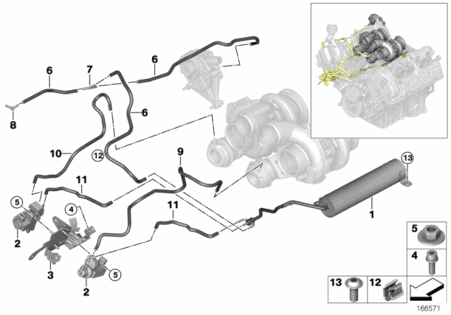 Vacuum Control - Engine-Turbo Charger - 2011 BMW X5 xDrive50i(E70)
