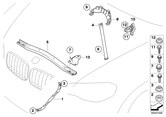 2014 BMW X6 xDrive35i(E71) Reinforcement, Body - BMW Parts Deal