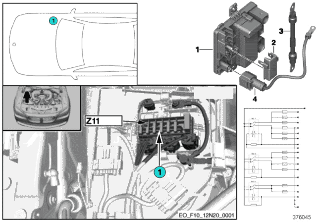 Integrated Supply Module - 2016 BMW 550i Sedan(F10)