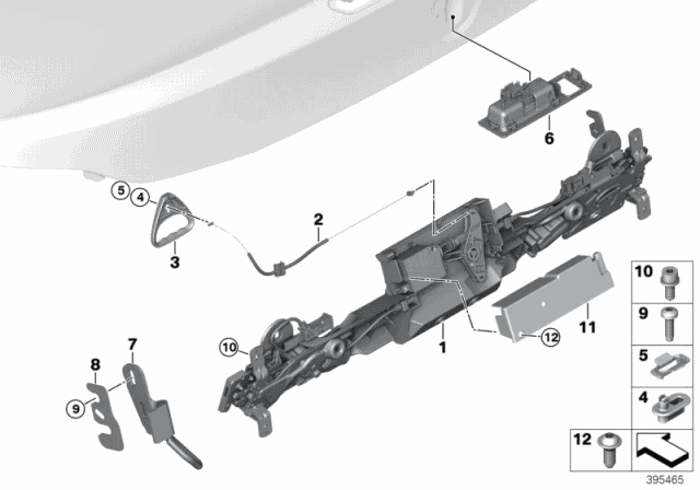 Tailgate Locking System - 2018 BMW 430i Convertible(F33)
