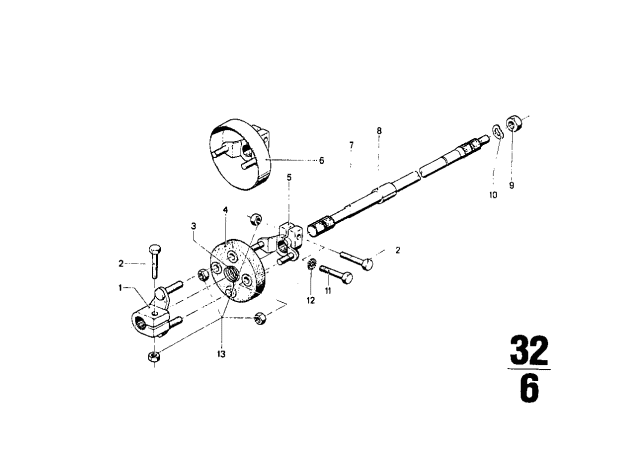 Steering Column - Steering Spindle - 1972 BMW 2002