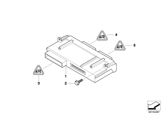 Control Unit Junction box Electronic - 2009 BMW 128i Coupe N51 Engine(E82)