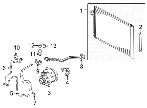 64529195972 Genuine BMW Exchange Air Conditioning Compressor | BMW ...