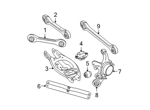 33326763471 Genuine BMW Track Strut With Rubber Moun | BMW Parts Deal