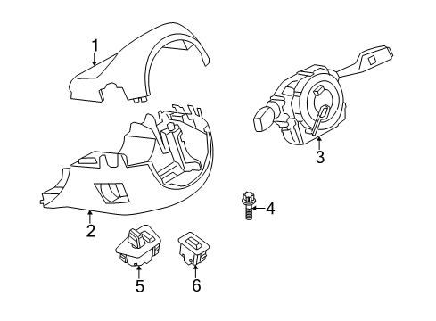 61319245624 Genuine BMW Switch Unit Steering Column | BMW Parts Deal