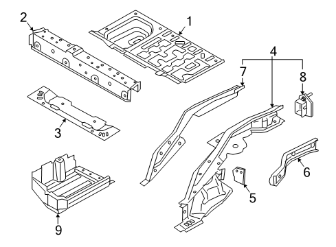 51757290827 Genuine BMW Underbody Panelling, Rear Right | BMW Parts Deal