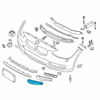 51117343732 Genuine BMW Closed Grid, Right | BMW Parts Deal