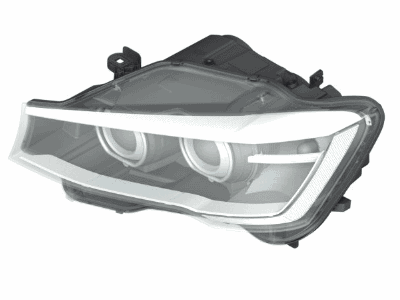 63117401144 Genuine BMW Right Headlight | BMW Parts Deal