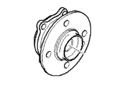 31226776162 Genuine BMW Wheel Hub With Bearing, Front | BMW Parts Deal