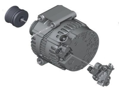 12317575873 Genuine BMW Exchange Alternator | BMW Parts Deal