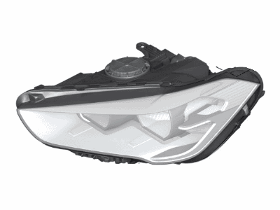 63117436463 Genuine BMW Left Headlight | BMW Parts Deal