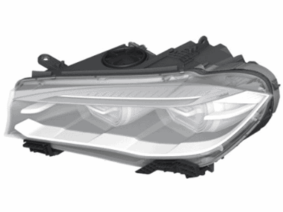 63117317101 Genuine BMW Left Headlight | BMW Parts Deal
