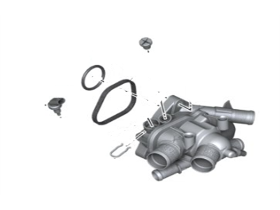 11538674895 Genuine BMW Thermostat Housing | BMW Parts Deal