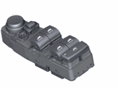 61319208109 Genuine BMW Door Window Switch Left