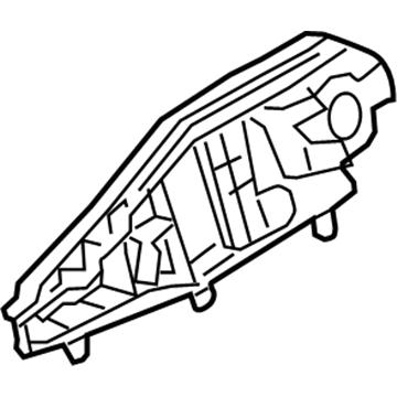 51217401209 Genuine BMW Carrier, Outside Door Handle, Left | BMW Parts Deal