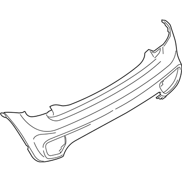 51777382173 Genuine BMW Panel, Bumper, Primed, Rear | BMW Parts Deal