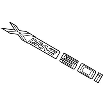 BMW X5 Emblem - Genuine OEM | BMW Parts Deal