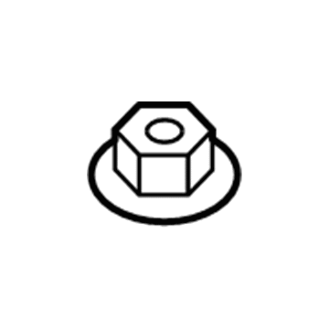 33326794873 Genuine BMW Hexagon Nut With Collar | BMW Parts Deal