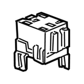 61131389113 Genuine BMW Relay Receptacle, Black White | BMW Parts Deal