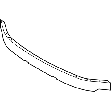 51117301577 Genuine BMW Carrier, Bumper, Front Top | BMW Parts Deal