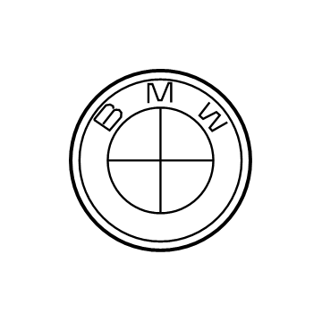 51147463692 Genuine BMW Emblem | BMW Parts Deal