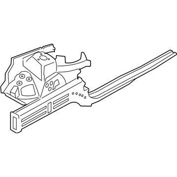 41147135610 Genuine BMW Wheel Arch, Front Right | BMW Parts Deal