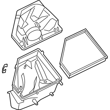 13718580424 Genuine BMW INTAKE MUFFLER | BMW Parts Deal