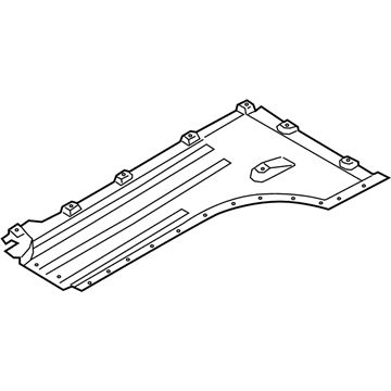 51757424881 Genuine BMW Undershield, Side, Front Left | BMW Parts Deal