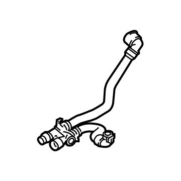 17127535569 Genuine BMW COOLANT RETURN LINE INTAKE S | BMW Parts Deal